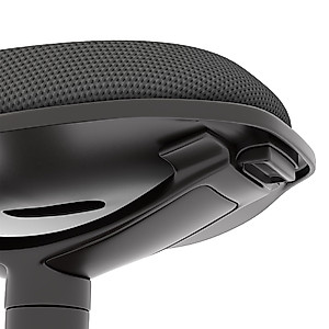 HOMCOM Standing Desk Chair, Ergonomic Backless Wobble Stool, Height Adjustable Tall Office Chair 22.2-28.1 Inches, Active Learning Stool for Office Desks, with Rocking Motion, Padded, Black