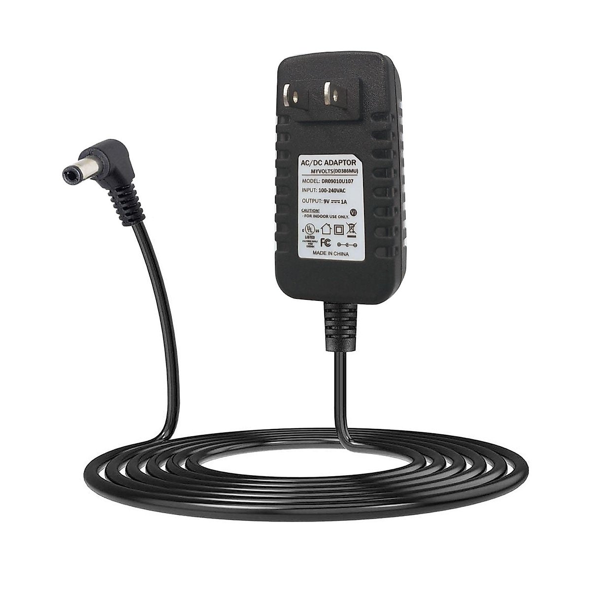 MyVolts 9V Power Supply Adaptor Compatible with/Replacement for Sega Master System I, Master System II Game Console - US Plug