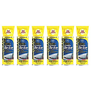 Prestone AS242 Windshield De-Icer - 11 oz. Aerosol, 6 Pack