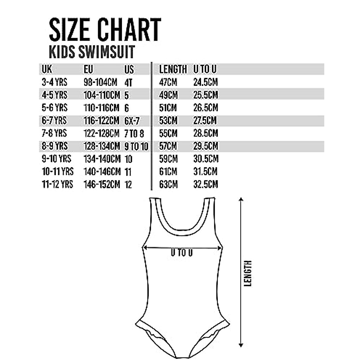 Barbie Swimsuit Girls Kids Doll Logo Tie Dye Swimming Costume 4-5 Years Pink