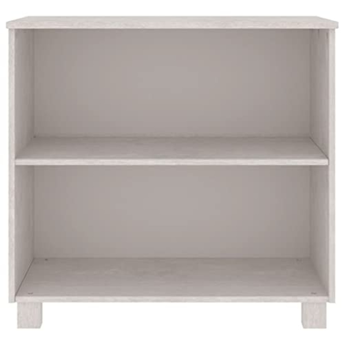 GOLINPEILO Wooden Sideboard 2 Shelf Bookcase Storage Cabinet, 2-Tier Bookshelf Cupboard Storage Cabinet for Bedroom, Living Room 33.5"x13.8"x31.5"(A)