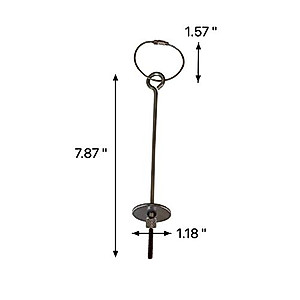NAPURAL Bird Fruit Vegetable Holder Stainless Steel Vegetable Skewer Hanging Food Feed Tool for Parrot Budgies Parakeet Feeding Fork for Hamsters Chinchillas Rabbits (7.87inches)