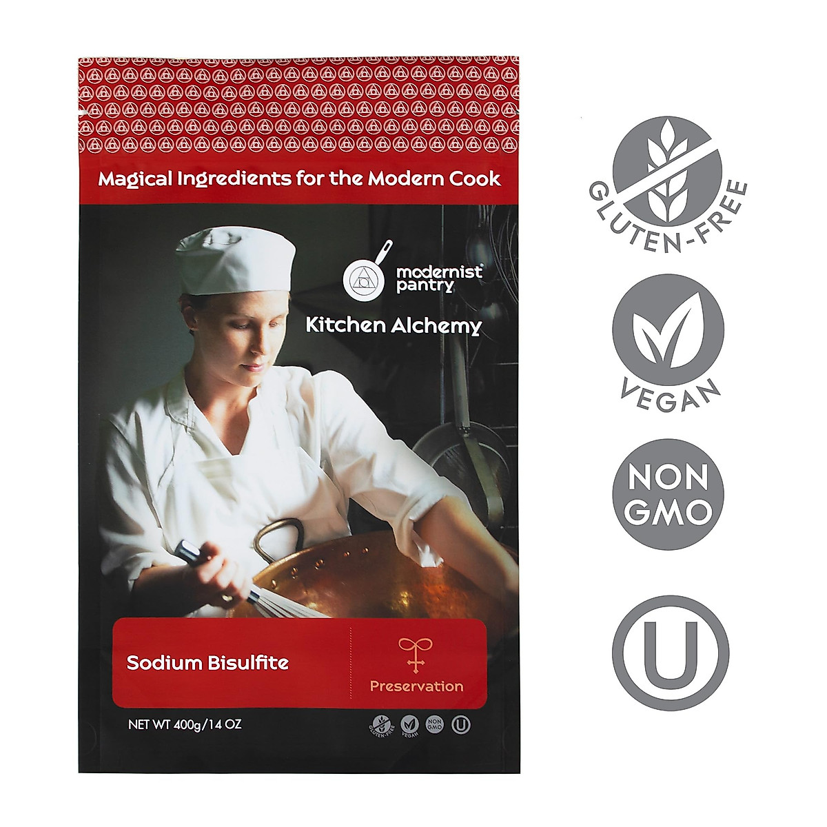 Sodium Bisulfite ⊘ Non-GMO Gluten-Free Vegan OU Kosher Certified - 400g/14oz