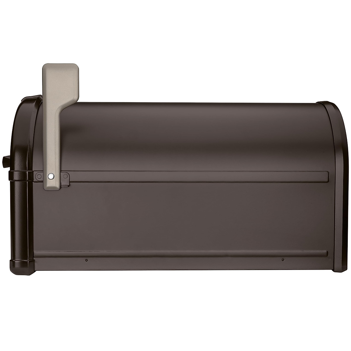 Architectural Mailboxes Hillsborough Galvanized Steel Post Mount Mailbox, Compatibility Code J, 5593RZ-CG, Rubbed Bronze, Large Capacity