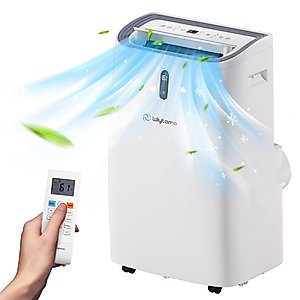 Wiytamo 14,000 BTU Portable Air Conditioners for Room Up to 700 Sq.Ft, Cool, Heat, Dehumidifier & Fan 4 in 1 Portable AC Unit, Room Air Conditioner with LED Display & Remote/24 Hrs Timer/Auto Swing