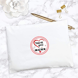 YOUOK Healthcare Workers Thank You Sticker,1.5 inch Thank You for All You Do Healthcare Workers Labels for Nurses,Doctors EMTs Essential Workers,Gift Card Set with Envelopes (500 Pcs)