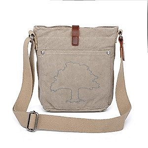 Forest Canvas Crossbody Bag (Slate)