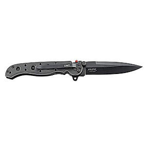 COLUMBIA RIVER KNIFE & TOOL CRKT M16-01KZ EDC Folding Pocket Knife: Everyday Carry, Black Blade, Automated Liner Safety, Nylon Handle, Pocket Clip