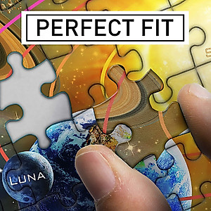 TILBURY Premium Jigsaw Puzzle - 1000 Piece Puzzle - A Brilliant Solar System Puzzle. The Perfect Jigsaw Puzzle For The Whole Family And Great Games For Adults