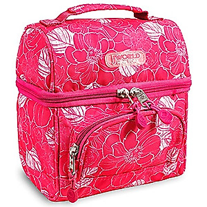 J World Corey Kids Lunch Bag. Insulated Lunch-Box for Girls, Women, Aloha