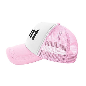 Piuuixe Cunt Funny Baseball Cap Trucker Hats Sports Hat Men Women Pink