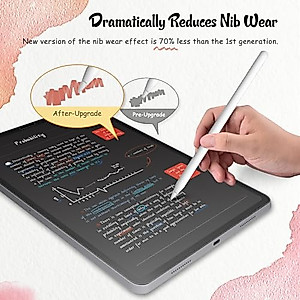 bersem 2-Pack New Paperfeel Screen Protector Compatible with iPad Pro 13 Inch 2024 (M4) / iPad Air 13 Inch 2024 (M2), Matte PET Film for Paper Art Writing, Nib Friendly, Anti-Glare-BLACK