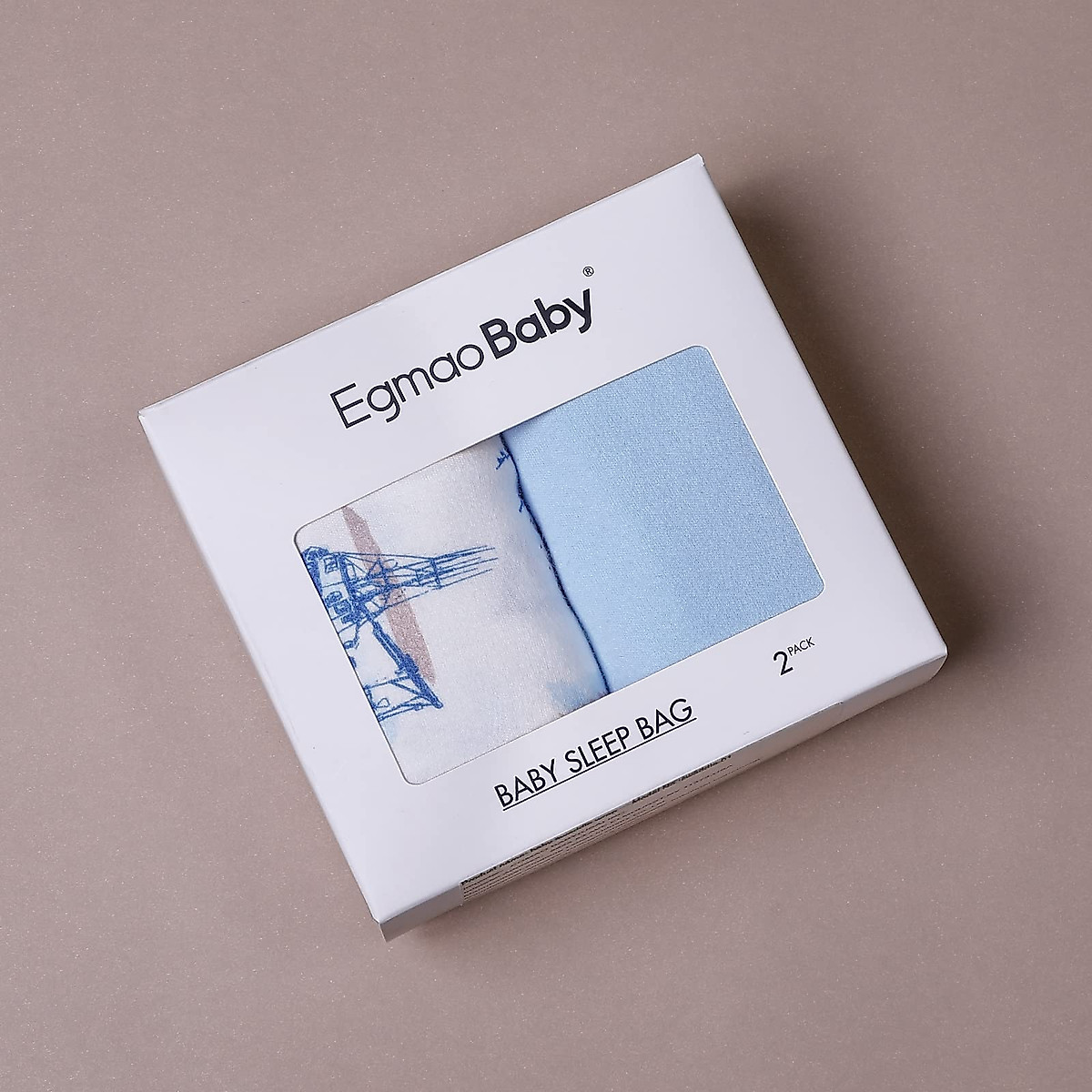 Baby Swaddle Blanket Wrap for Boys & Girls, Newborn Sleepsack Swaddles Sack 0-3 Months, Organic Cotton Swaddle 2-PK, Adjustable Swaddling Sack for Infant, Preemie