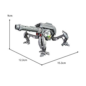 J-1 Proton Cannon Building Kit, Cclone Robot Artillery Building blocks Mecha Toy, Movie Confederacy Wars Series Weapon Collection Model (923pcs)