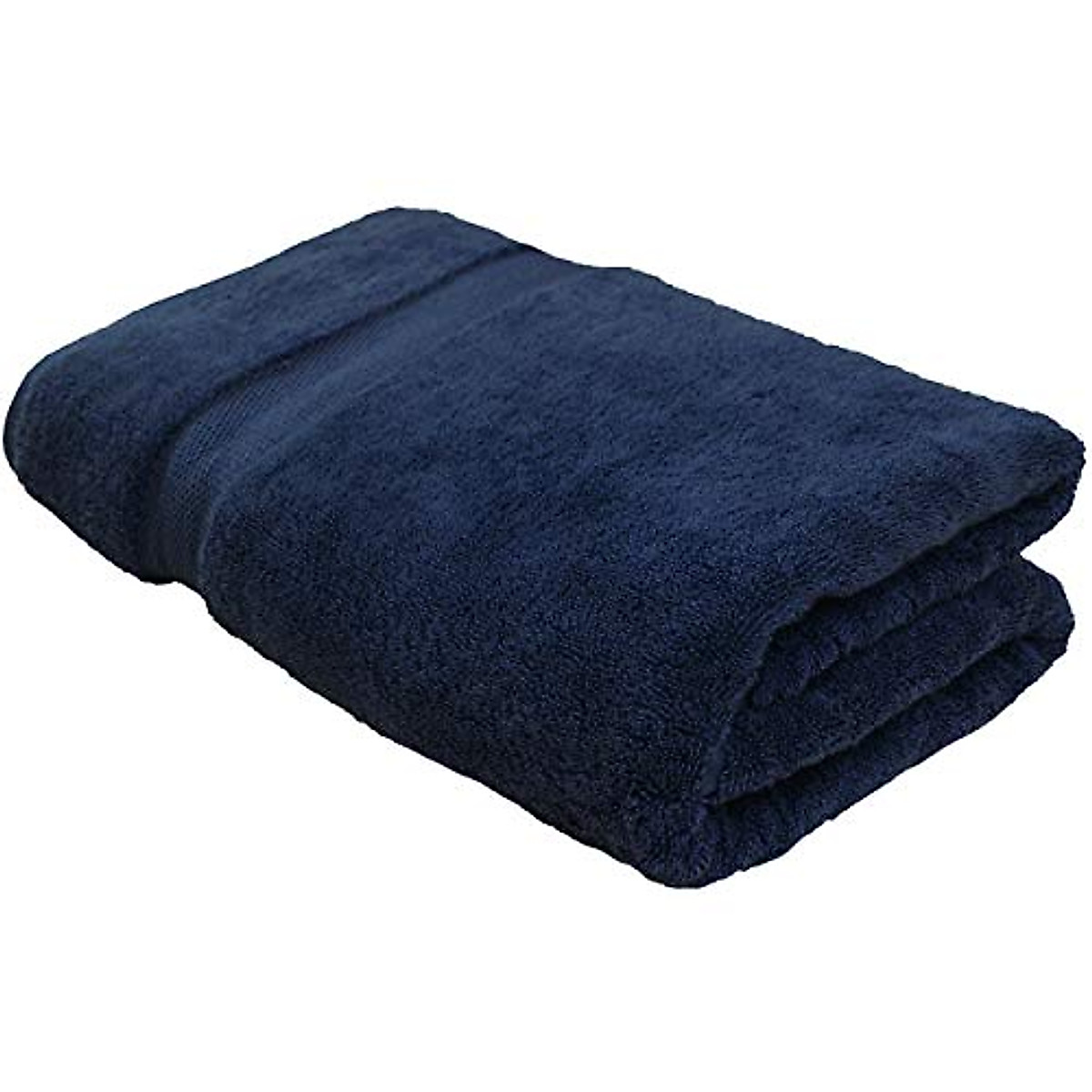 Cotton & Calm Exquisitely Plush and Soft Extra Large Bath Towel (Navy Blue, 35" x 70", Set of 1) Premium 100% Combed Cotton Oversized Luxury Bath Sheet, Pool Towel, Beach Towel