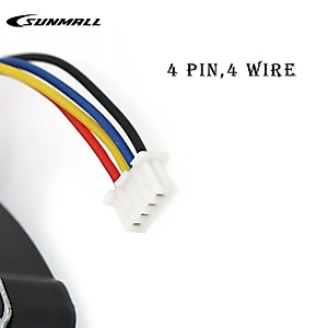 Replacement CPU Cooling Fan Compatible with HP 250 G4 255 G4 15-AC 15-AF 15-AC622TX 15-ac032no 15-ac033no 15-ac042ur 15-ac121dx 15-ac029ds 15-ac120nr 15-ac137cl 15-ac023ur Series (4-Pin 4-Wire)