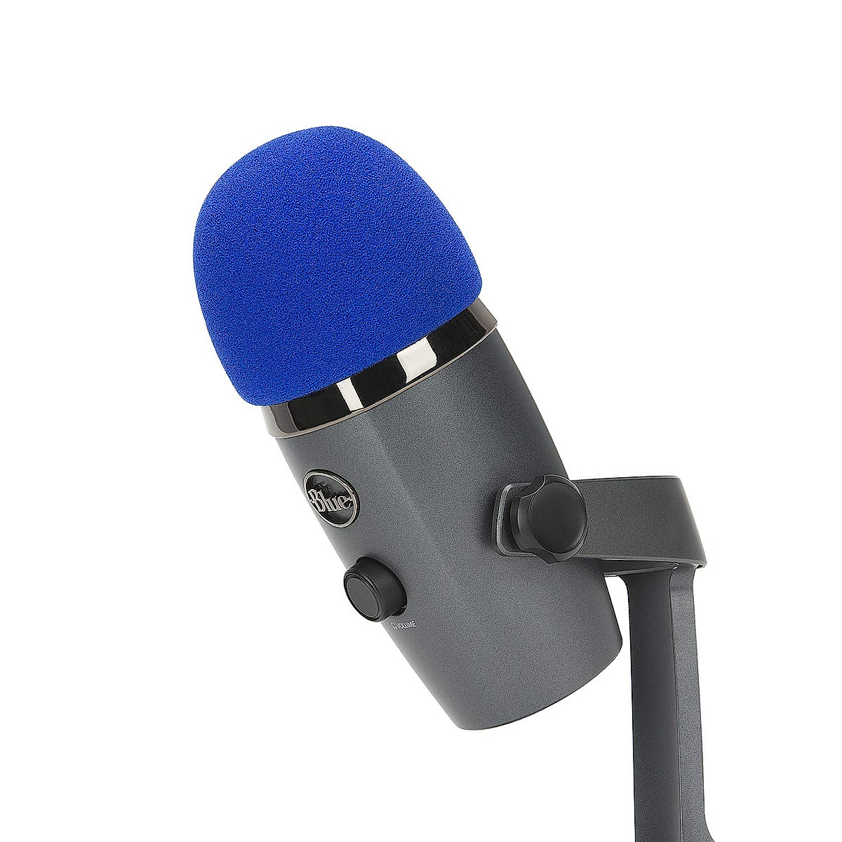 Yeti Nano Foam Microphone Windscreen- Aedor Quality Sponge Mic Cover as a pop filter for Blue Yeti Nano Condenser Microphones(Blue)