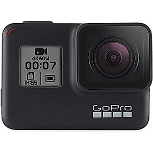 GoPro Hero7 Black — Waterproof Action Camera with Touch Screen 4K Ultra HD Video 12MP Photos 720p Live Streaming Stabilization