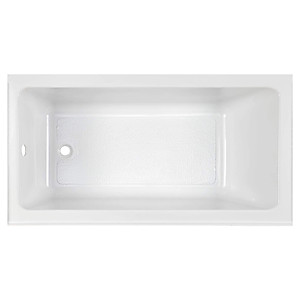 American Standard 2573202.020 Studio 60x30-Inch Bathtub - Above Floor Rough-in with Built-in Apron - Left Drain, White