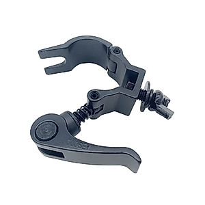 Dagogo Black Quick Release DJ Stage Lighting Truss Clamp OD Tubing Pipe 1-1/4-1-3/8 inches 32-35mm Heavy Duty 165 Lbs TUV Aluminum