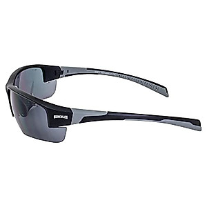 Global Vision Hercules 7 24-Hour Transitional Clear to Smoke Lens Safety Sunglasses Photochromic (Black)