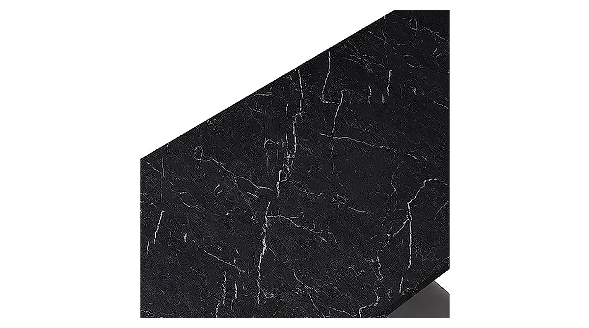 Modern Marble Expandable Dining Table for 4-6 People