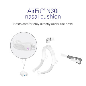 ResMed AirFit N30i Nasal Replacement Cushion - Small/Wide - ResMed CPAP Supplies - Silicone - Replace Every Month