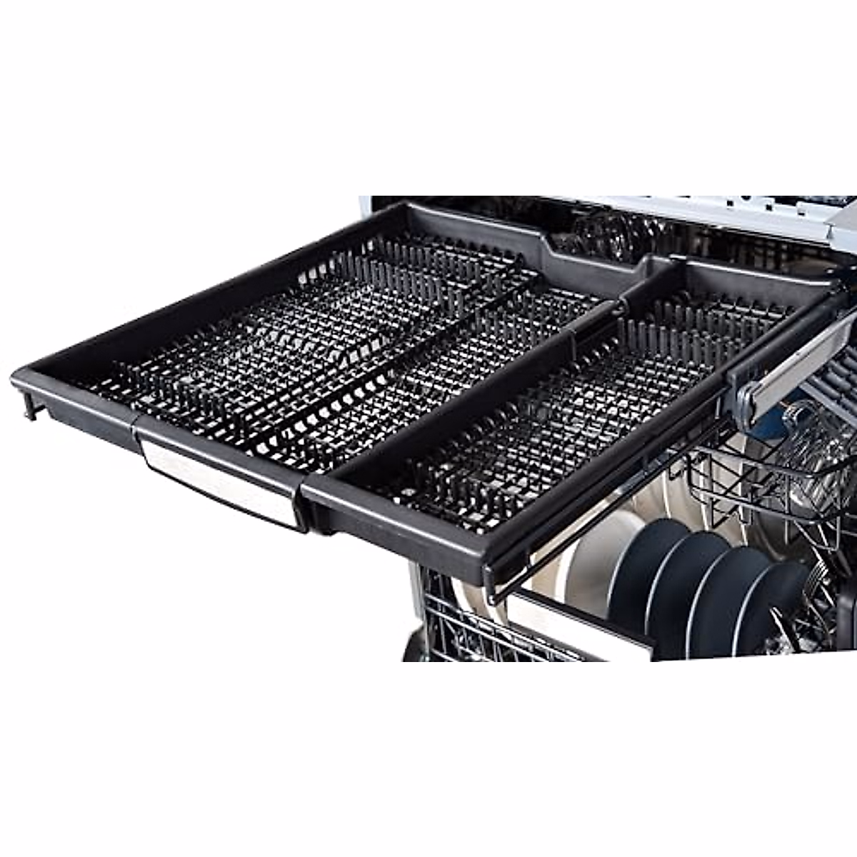 Kenmore 24" Built-In Stainless Steel Tub Dishwasher with EasyFlex 3rd Rack, SmartWash, UltraWash Plus, TurboDry, Adjustable Rack, Energy Star Certified, Fingerprint Resistant Stainless Steel