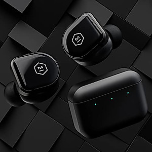 Master & Dynamic MW08 True Wireless Earphones (Black Ceramic/Matte Black Case)