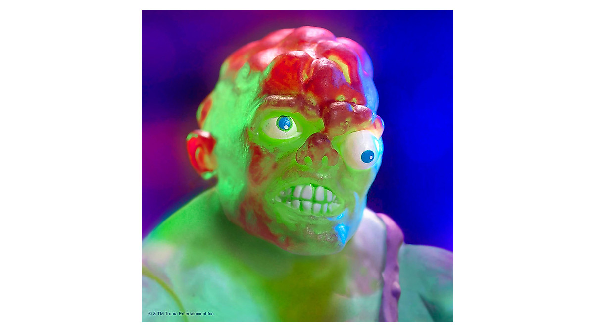 Super7 Toxic Crusader Toxie Action Figure - Color Changing & Glow in Dark