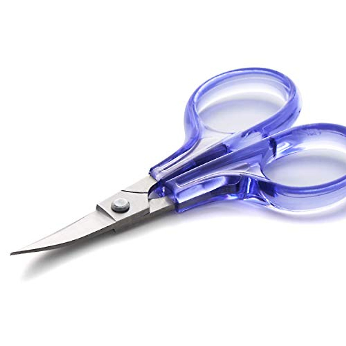 Beaditive Detail Craft Scissors Set (2 Pc.) Curved and Straight, Sharp, Compact | Sewing, Embroidery, Paper Cutting, Crafting | Stainless Steel | Protective Cover