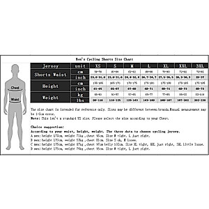 JPOJPO Cycling Compression Tights Shorts Men, Men's MTB Bike with Paded Biking Tights