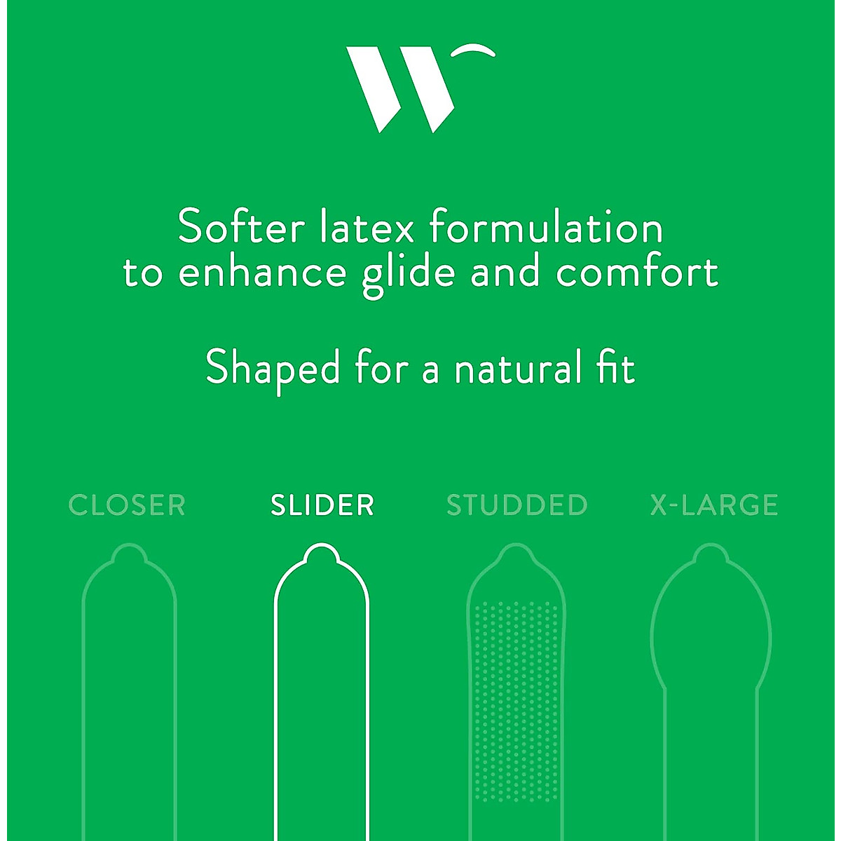 WINK Slider Condoms, 24 count