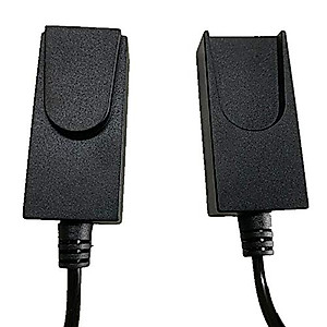 [PiBridge] Remote Control Security Cable Remote Control Security Lock, Tether for Remote Control (10 Feet 2 Pack)