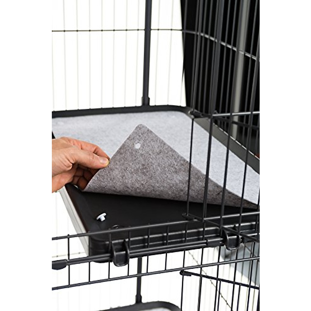Prevue Pet Products Replacement Platform Shelf for 7500 & 7501 cat Cages, Black (7503)