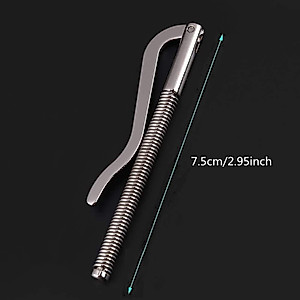 Wallet Spring Clip Insert Bar Replacement 5pcs Non Deformation Money Spring Clip Tool for Bifold Leather Wallet Purse Credit Card Holder