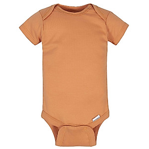 Gerber Baby Boy's 8-Pack Short Sleeve Onesies Bodysuits, Jungle Blue, 6-9 Months