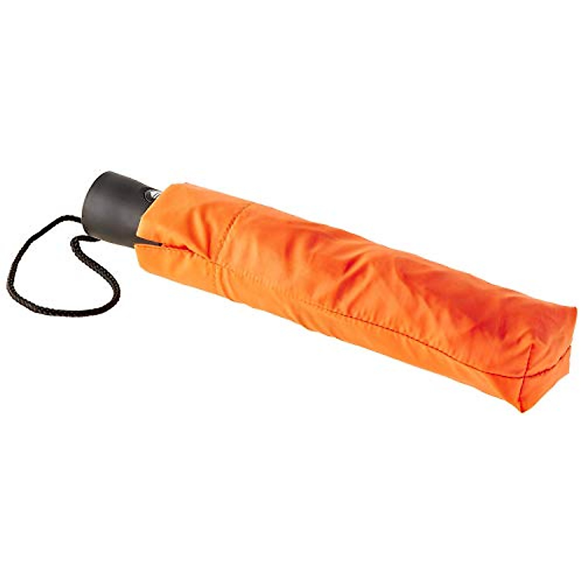 Lewis N. Clark Travel Umbrella Windproof & Water Repellent Fabric, Automatic Open Close & 1 Year Warranty, Orange