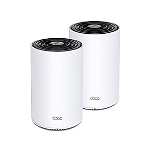 TP-Link Deco Tri Band Mesh WiFi 6 System(Deco X68) - Covers up to 5500 Sq. Ft.Whole Home Coverage, Replaces Wireless Routers and Extenders, 2-Pack
