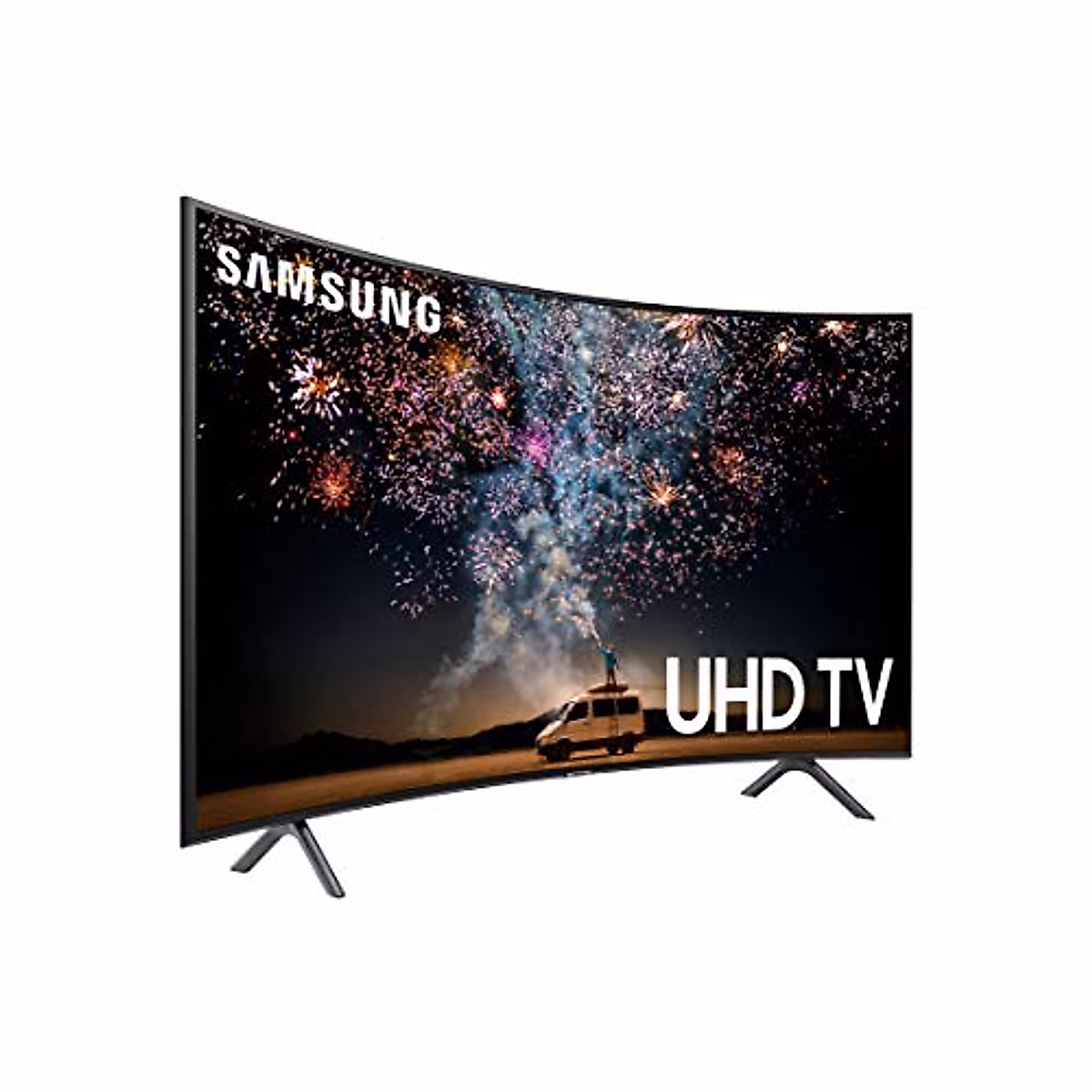 Samsung UN55RU7300FXZA Curved 55-Inch 4K UHD 7 Series Ultra HD Smart TV with HDR and Alexa Compatibility (2019 Model)