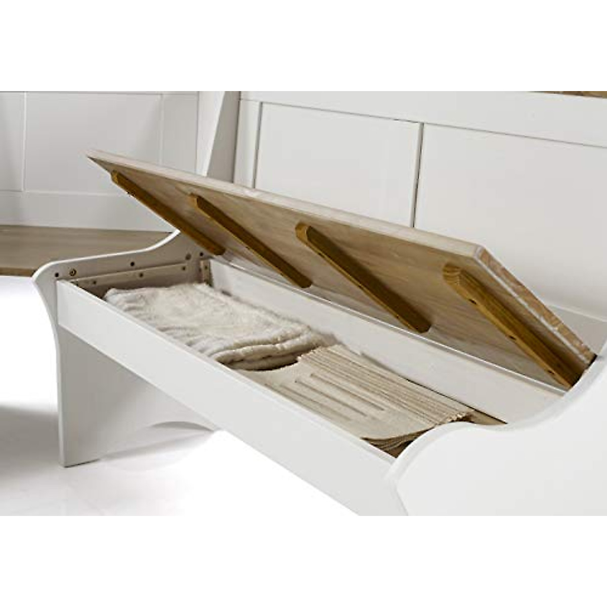 Linon Home Decor Sadie Antique White Nook