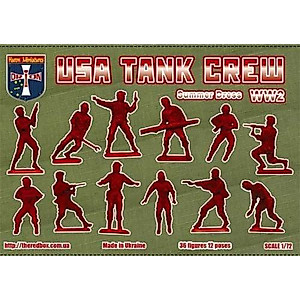 WWII U.S. Tank Crew, Summer Dress 1/72 ORION 72049