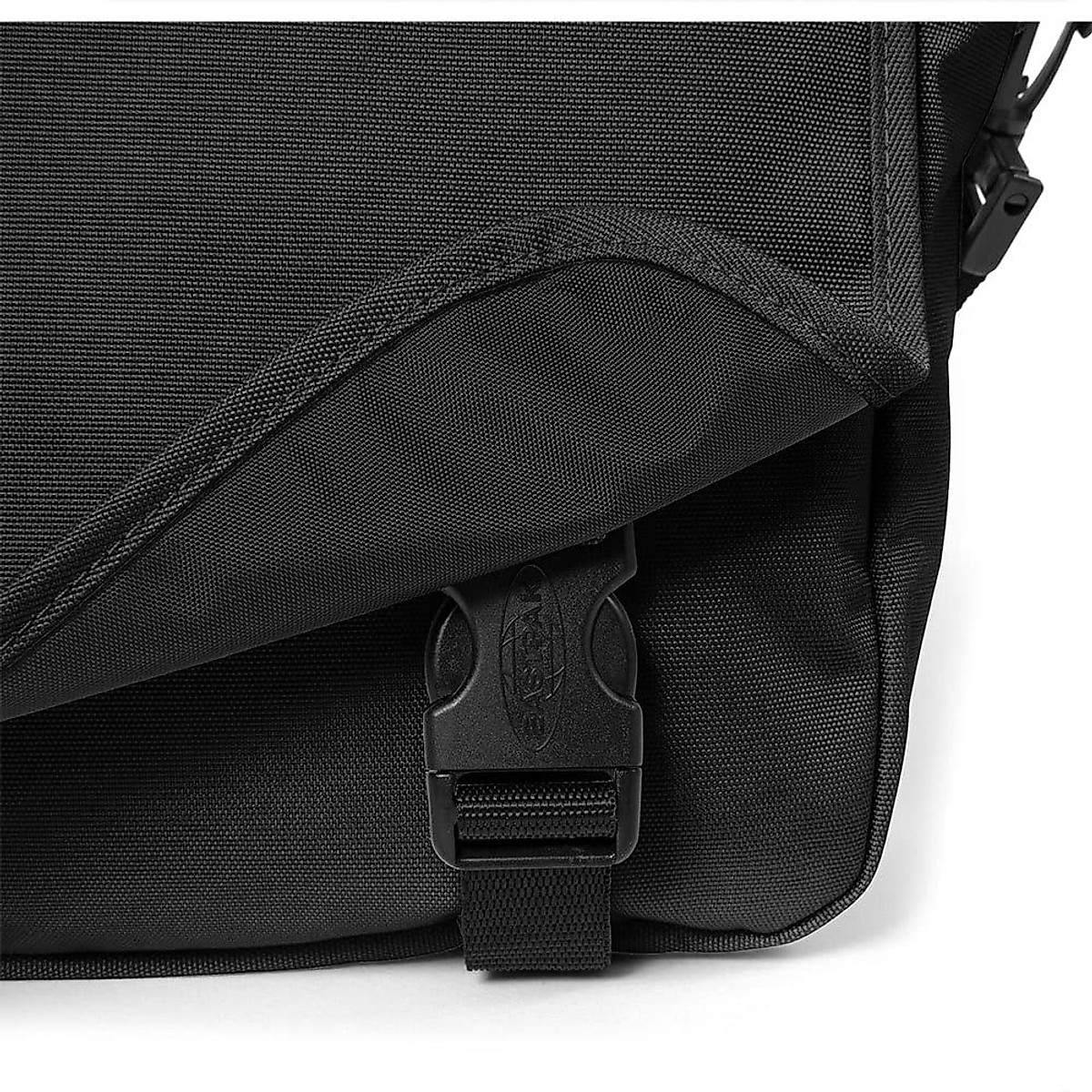 Eastpak Jr Shoulder Bag - For School, Laptop, Travel, Work, or Bookbag - Black