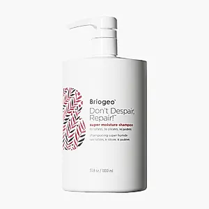 Briogeo Don't Despair, Repair! Super Moisture Shampoo, Dry Damaged Hair, Hair Shampoo with Argan Oil for Hair, Hair Moisturizer Hair Treatment, Protein Shampoo, Vegan, Cruelty-Free, 33.8 fl oz