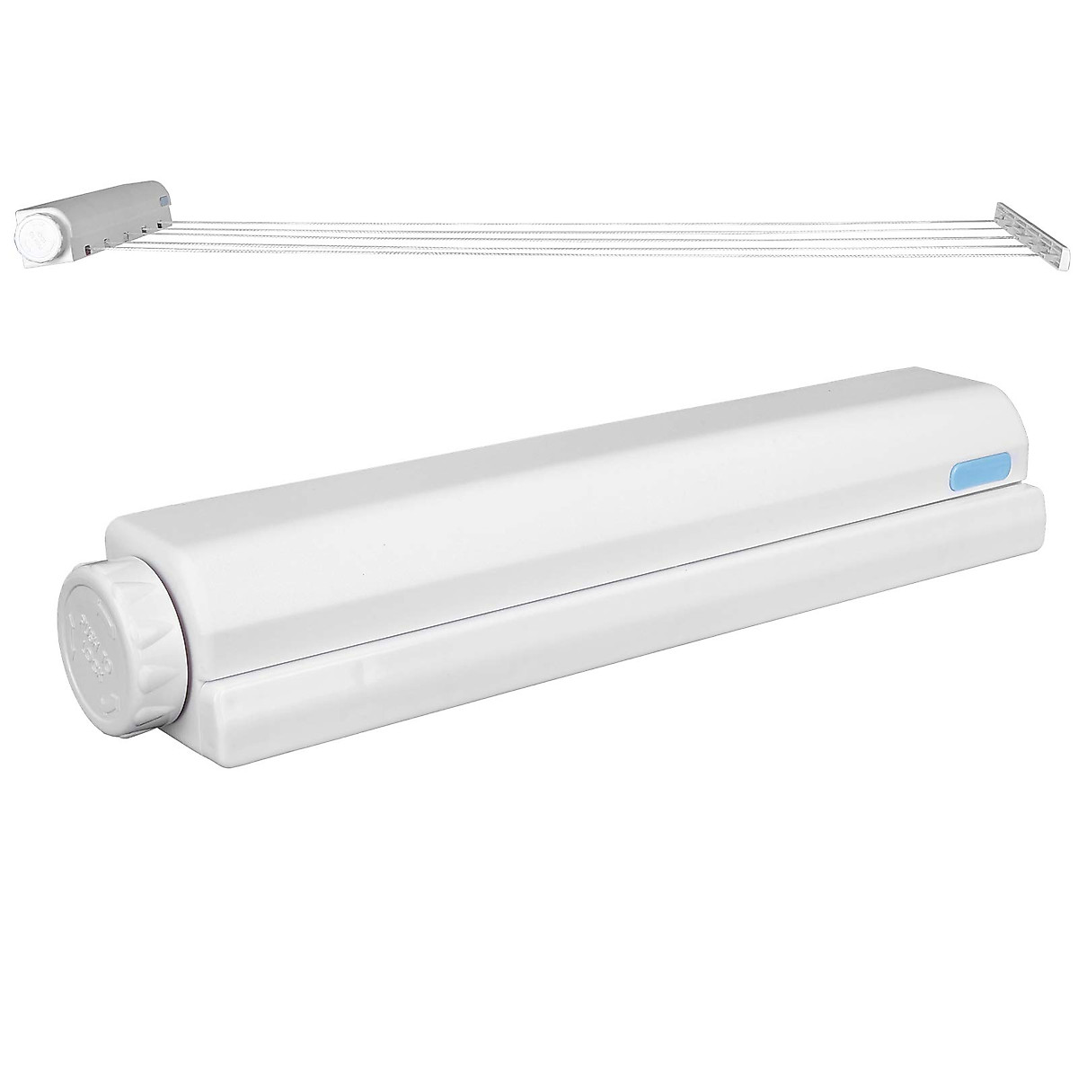 POYHKFD Retractable Clothesline, Telescopic Retractable Clothesline Clothes Drying Rope Hanger, Heavy Duty Clothes Drying Laundry Line Wall Mounted for Indoor Outdoor Supplies(Four Ropes)(five ropes)