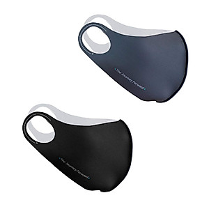 FE Active Kids Face Mask - Made in The USA Breathable, Washable, Unisex Athletic Reusable Masks for Outdoors, Sports Activities. Light, Soft, Quick Dry Fabric Children Mouth Cover Protection (2 Pack)