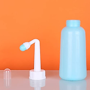 Croing 𝙥𝙤𝙨𝙩𝙥𝙖𝙧𝙩𝙪𝙢 𝙚𝙨𝙨𝙚𝙣𝙩𝙞𝙖𝙡𝙨 350ML Travel Bidet Bottle with Cap - Portable Bidet - The Easy Bidet for Postpartum Essentials ( Green )