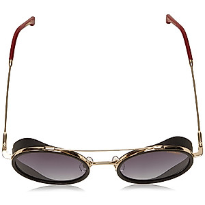 Carrera CA167/S Round Sunglasses, Gold & Red, 50 mm