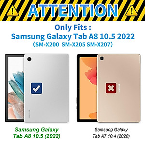 Case for Samsung Galaxy Tab A8 10.5 Inch 2022 PU Leather Slim Folio Lightweight Cover with Smart Auto Wake/Sleep Protective Case for Samsung A8 Tablet SM-X200 /SM-X205 /SM-X207,Cool Guitar