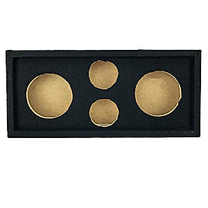 Q Power Car Audio Subwoofer Enclosure Box Chuchero for 8" Mids and 3" Tweeters